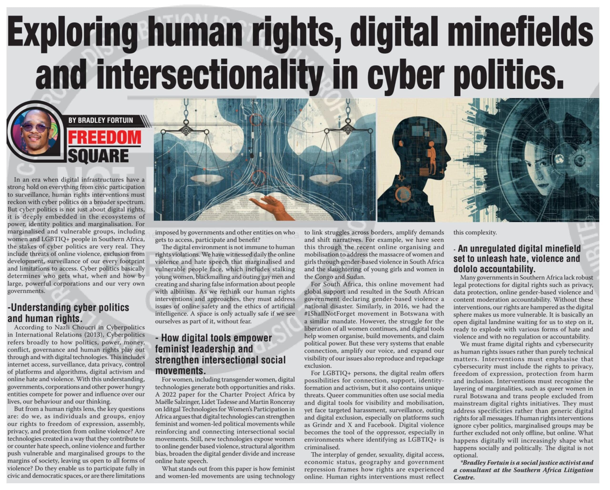 Exploring human rights, digital minefields and intersectionality in ...